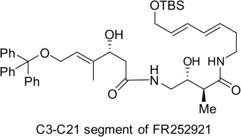 An enantioselective synthesis of the C3–C21 segment of the macrolide ...