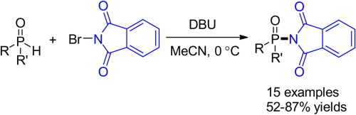 With DBU-activated N-bromophthalimide as potential N-sources to achieve P–N cross-coupling of P ...