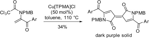 Copper mediated cyclization of 1-substituted enamides, dienamides and ...