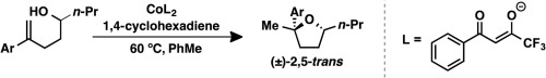 Cobalt-catalyzed oxidative cyclization of gem-disubstituted conjugated ...