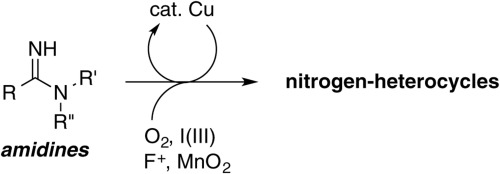 Copper-catalyzed oxidative molecular transformation of amidines for ...