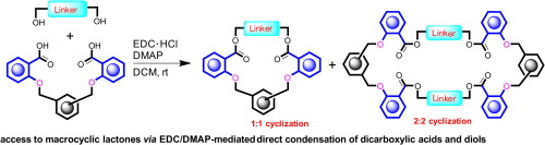 EDC / DMAP介导的二元羧酸和二醇的直接缩合：超大聚醚大环内酯及其X射线结构的简明合成,Tetrahedron Letters - X-MOL
