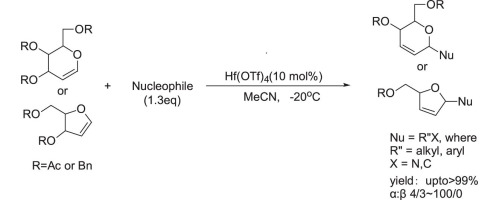 Hafinium (IV) promoted synthesis of 2,3-unsaturated N- and C ...