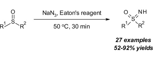 Eaton试剂介导的无金属高效合成NH-亚砜肟类,Tetrahedron Letters - X-MOL