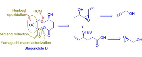 首次立体选择性全合成和壬酸酯（-）-stagonolide D绝对结构的重新确认,Tetrahedron Letters - X-MOL