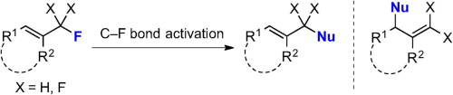 Carbon–fluorine bond activation for the synthesis of functionalized ...