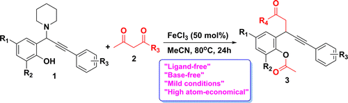 FeCl3-Mediated Synthesis of β-Alkynyl Ketones via Domino Nucleophilic ...