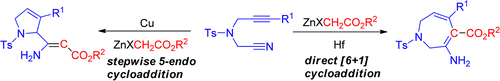 Synthesis of Azepines via a [6 + 1] Annulation of Ynenitriles with ...
