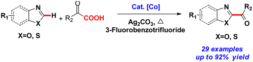 Cobalt-Catalyzed Decarboxylative 2-Benzoylation of Oxazoles and ...