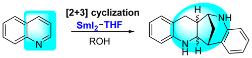 SmI 2 对喹啉的[2 + 3]还原环二聚作用 ,The Journal of Organic Chemistry - X-MOL