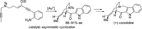 Total Synthesis of (+)-Conolidine by the Gold(I)-Catalyzed Cascade ...