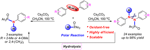 Base-Catalyzed Hydrophosphination of Azobenzenes with Diarylphosphine ...