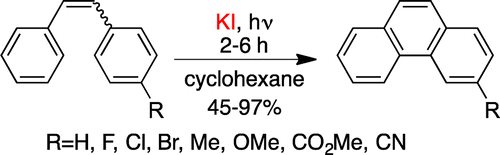 Air-Driven Potassium Iodide-Mediated Oxidative Photocyclization of ...
