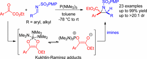 P(NMe2)3-Mediated Aziridination of Imines with α-Ketoesters for ...