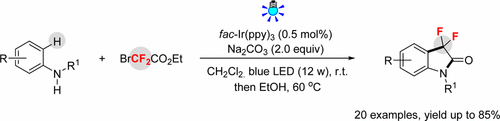 Visible-Light-Promoted Tandem Difluoroalkylation–Amidation: Access to ...