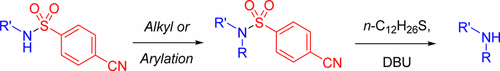 4-氰基苯磺酰胺：胺的合成及保护Nosyl基团的保护策略,The Journal of Organic Chemistry - X-MOL