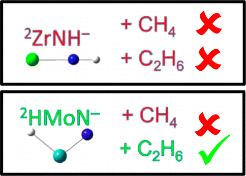 Origin of the Different Reactivity of the Triatomic Anions HMoN– and ...