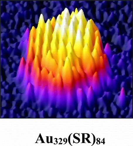 Atomic Structure of Au329(SR)84 Faradaurate Plasmonic Nanomolecules,The ...