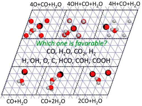 Reactions of CO, H2O, CO2, and H2 on the Clean and Precovered Fe(110 ...