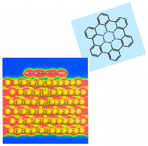 A Quasi-Free-Standing Single Layer of a B3N3-Doped Nanographene ...