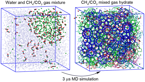 Molecular Insights into the Nucleation and Growth of CH4 and CO2 Mixed ...