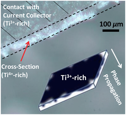 Visualization of the Phase Propagation within Carbon-Free Li4Ti5O12 Battery Electrodes,The ...