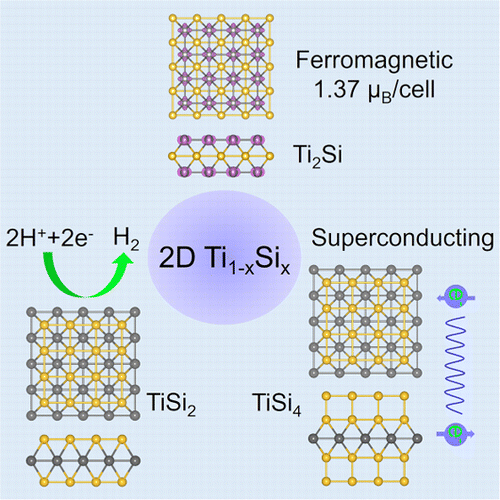 Versatile Titanium Silicide Monolayers with Prominent Ferromagnetic ...