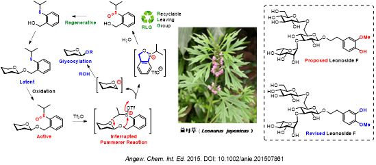 Interrupted Pummerer反应在“隐蔽-活化”糖基化合成策略中的应用- X-MOL资讯