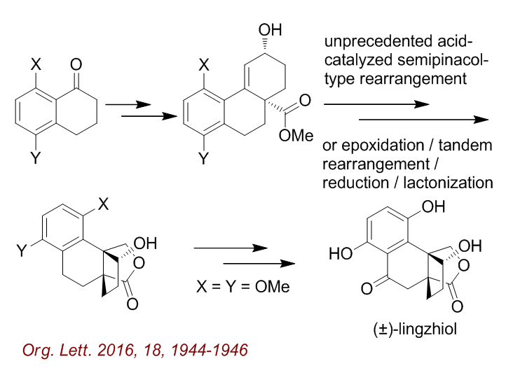 天然产物(±)-Lingzhiol的全合成- X-MOL资讯