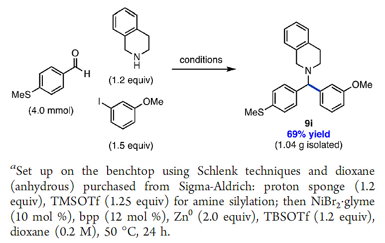 Abigail Doyle组JACS：镍催化的三组分还原胺化反应- X-MOL资讯