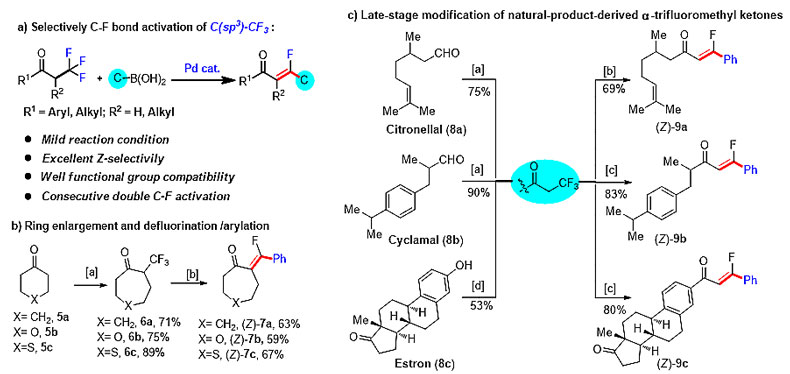 CF3基团的双C-F键活化：连续的β-F消除和C-F键氧化加成策略- X-MOL资讯